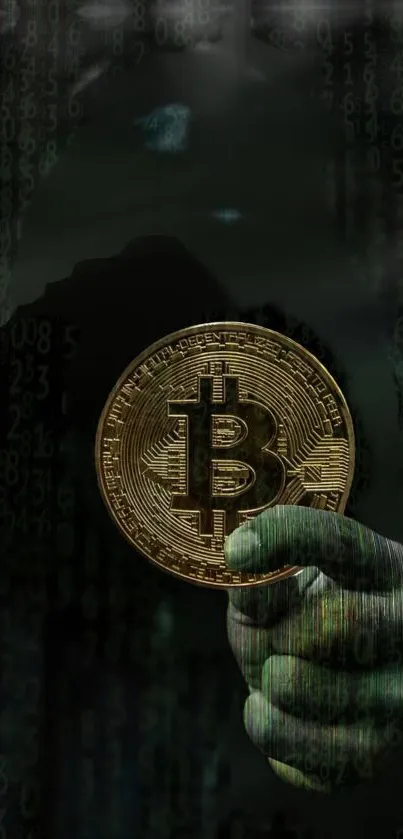 Cryptocurrency Dark Hacker Art - free download