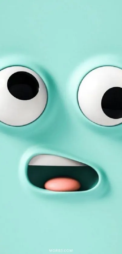 Cute 3D Cartoon Face Wallpaper - free download