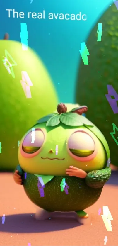 Cute Avocado Wallpaper - free download