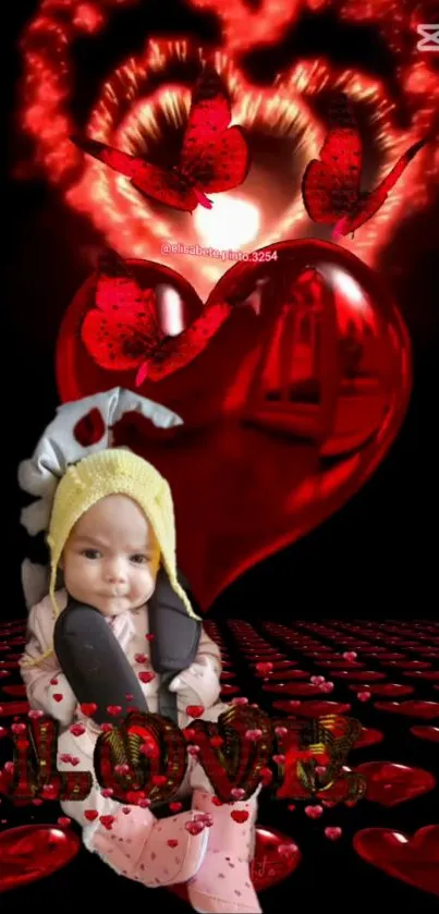 Cute Baby Love Wallpaper - free download