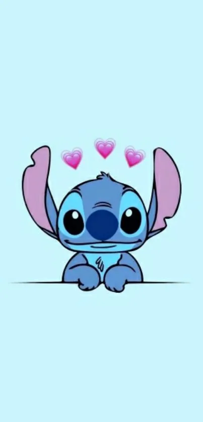 Cute Blue Creature Wallpaper - free download