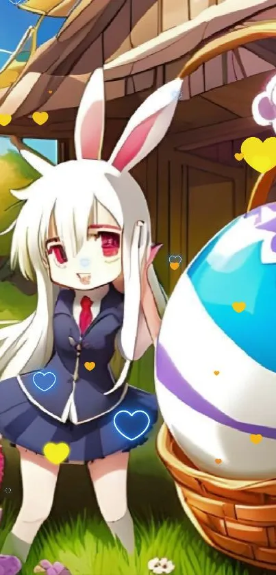 Cute Bunny Anime Wallpaper - free download