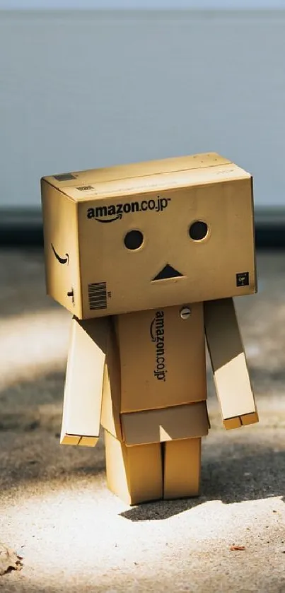 Cute Cardboard Box Figure - free download
