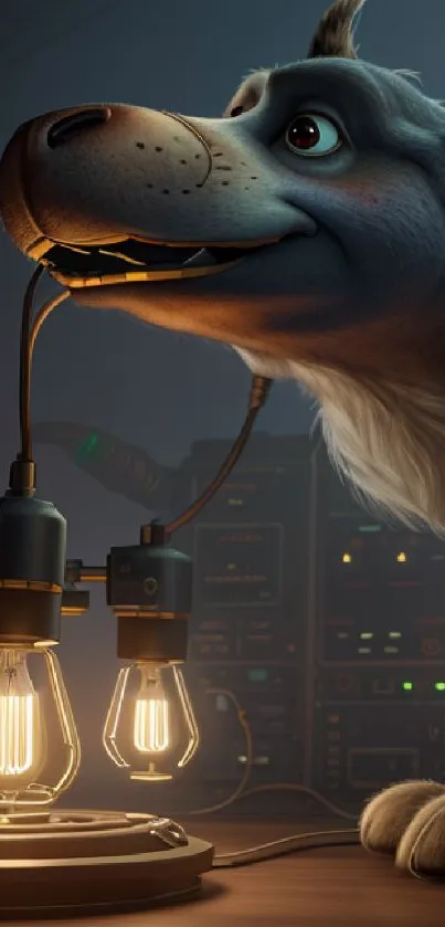 Cute Cartoon Dog Wallpaper - free download