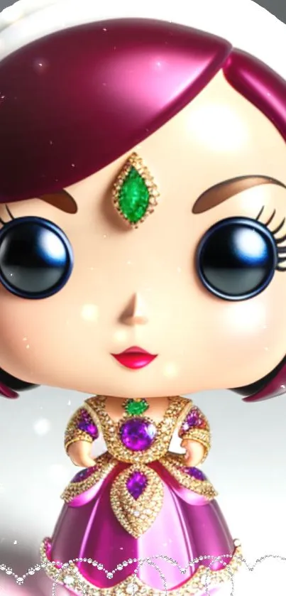 Cute Chibi Princess Wallpaper - free download