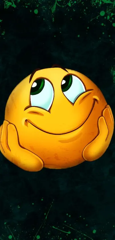 Cute Emoji Dreaming Wallpaper - free download