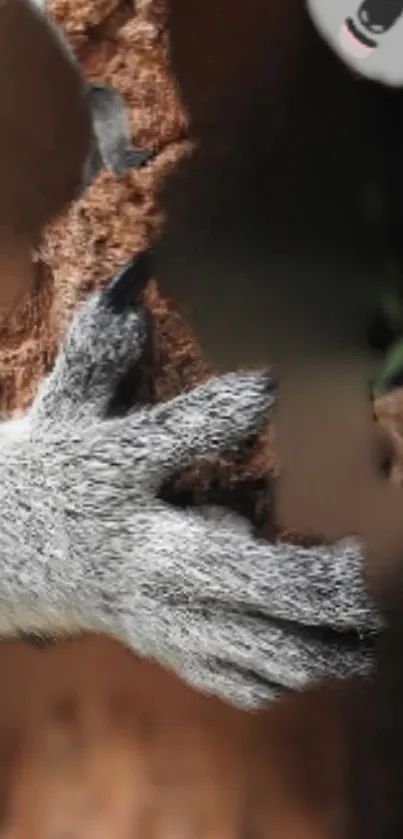 Cute Koala Paw Wallpaper - free download