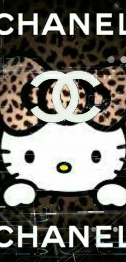 Cute Leopard Print Wallpaper - free download