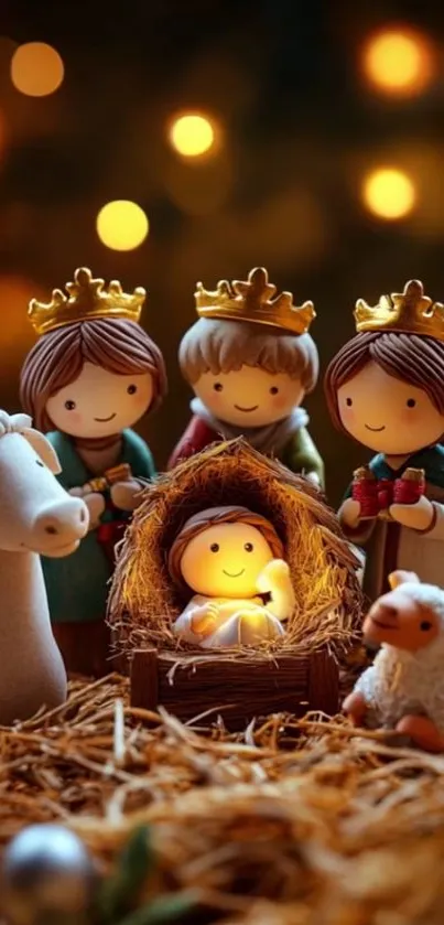 Cute Nativity Mobile Wallpaper - free download