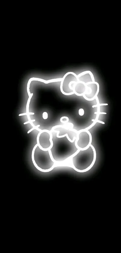 Cute Neon Cartoon Wallpaper - free download