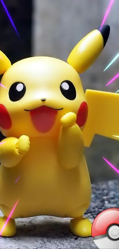 Cute Pikachu Outdoor Wallpaper - free download