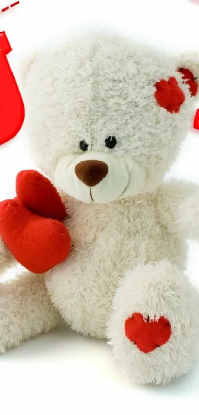 Cute Teddy Bear Love Wallpaper - free download