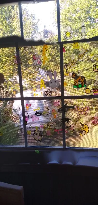 Cute Window Sticker View - free download