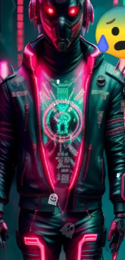 Cyberpunk Neon Android Wallpaper - free download