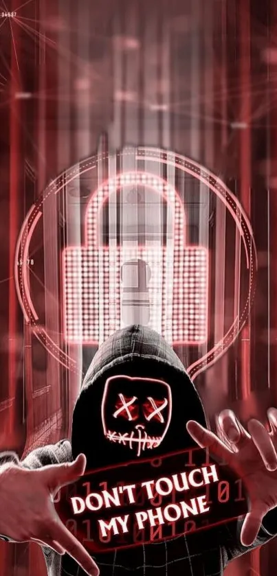 Cybersecurity Lock Screen Art - free download