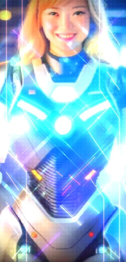 Cyborg Woman Mobile Wallpaper - free download