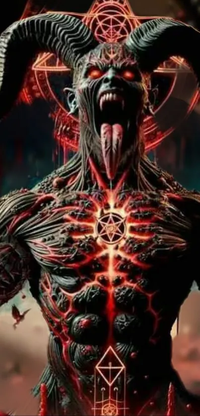 Dark Demon Art Wallpaper - free download