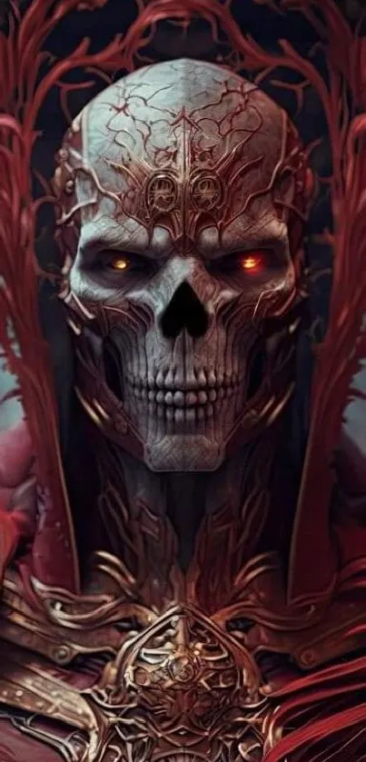 Dark Fantasy Skull Art - free download