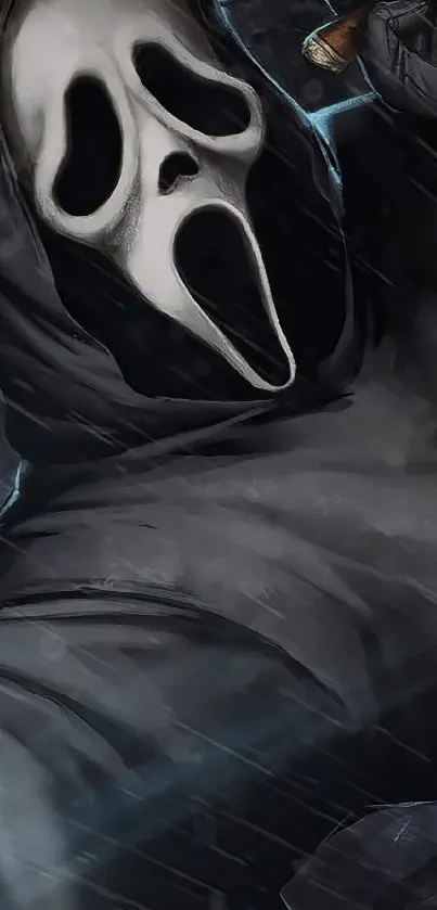 Dark Mask Horror Wallpaper - free download