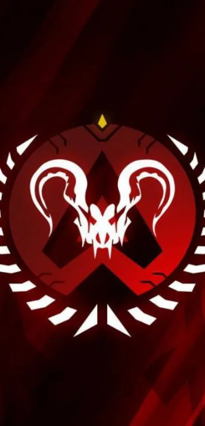 Dark Red Gothic Emblem Wallpaper - free download