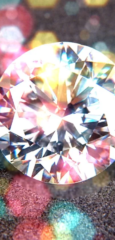 Dazzling Diamond Bokeh Wallpaper - free download