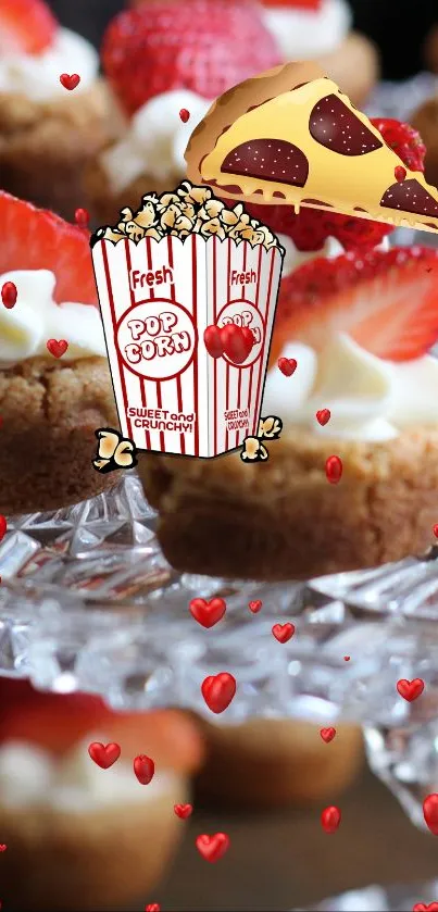 Delicious Dessert Mobile Wallpaper - free download