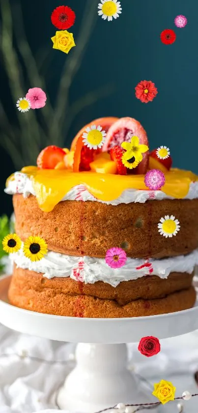 Delicious Layered Cake Wallpaper - free download
