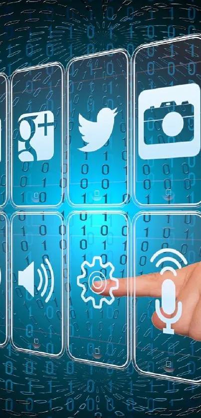 Digital Interface Background Design - free download