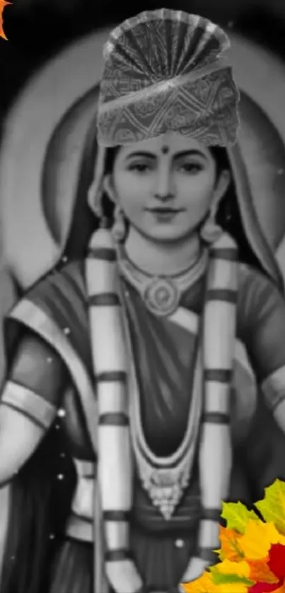 Divine Black and White Portrait - free download