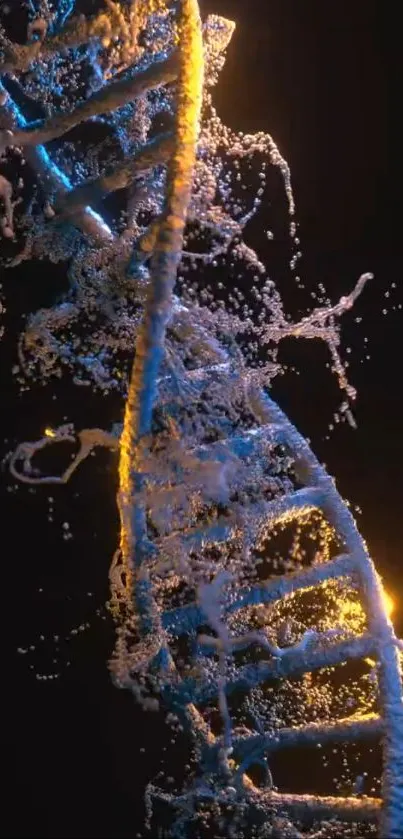 DNA Helix Water Fusion Art - free download