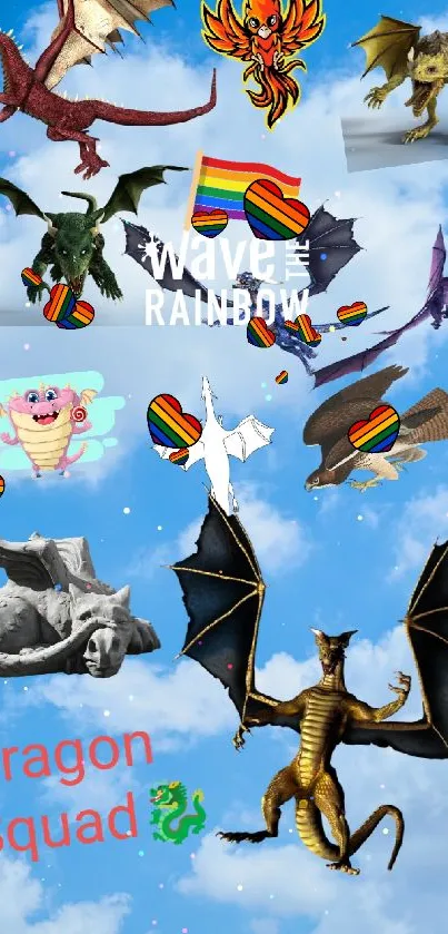 Dragon Squad Fantasy Wallpaper - free download