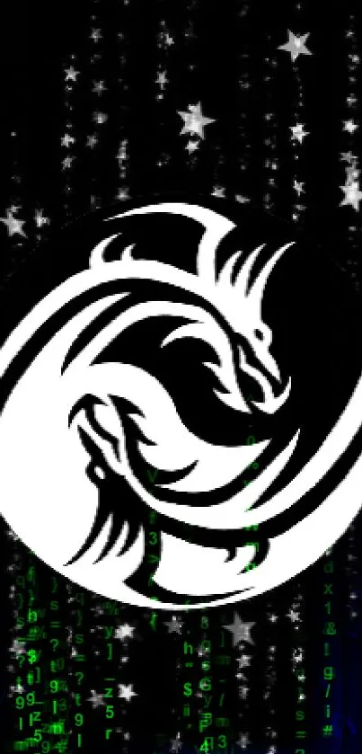 Dragon Starry Night Wallpaper - free download