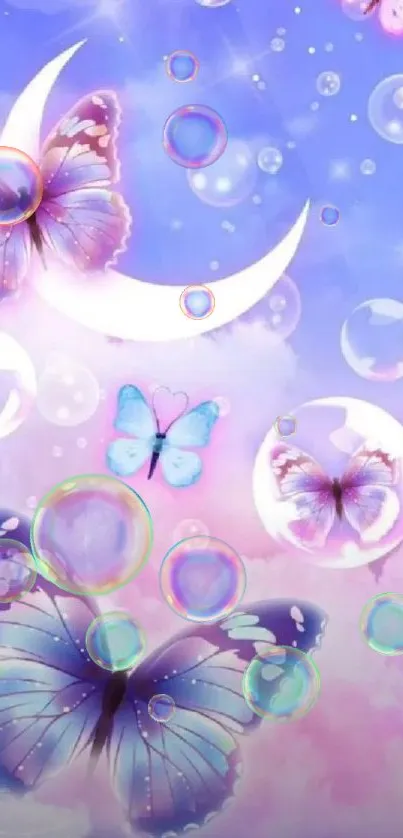 Dreamy Butterfly Moon Art - free download