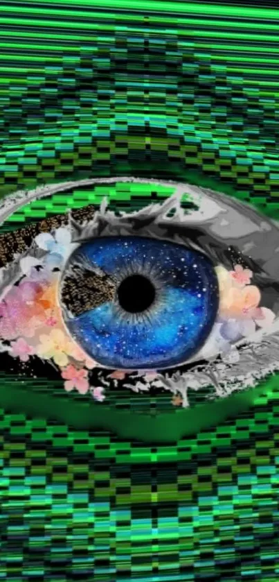 Dreamy Eye Art Wallpaper - free download