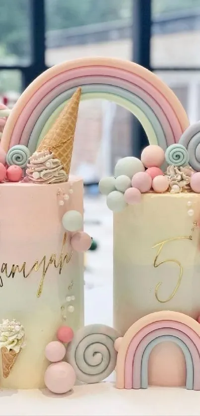 Pastel Dream Cake Live Wallpaper - free download