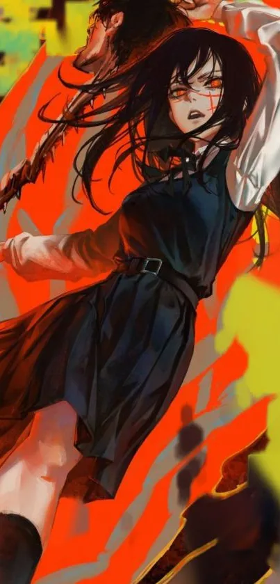 Dynamic Anime Character Art - free download