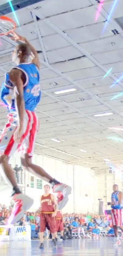 Dynamic Basketball Dunk Action - free download