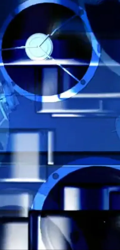 Dynamic Blue Fan Design - free download