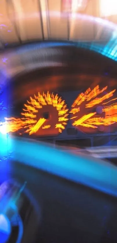 Dynamic Car Dashboard Art - free download