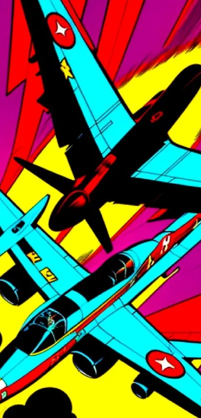 Dynamic Comic Plane Art - free download