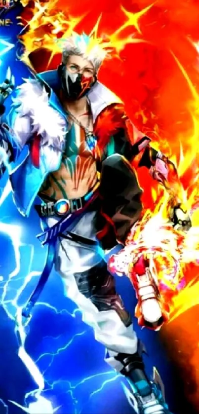 Dynamic Elemental Warrior Art - free download