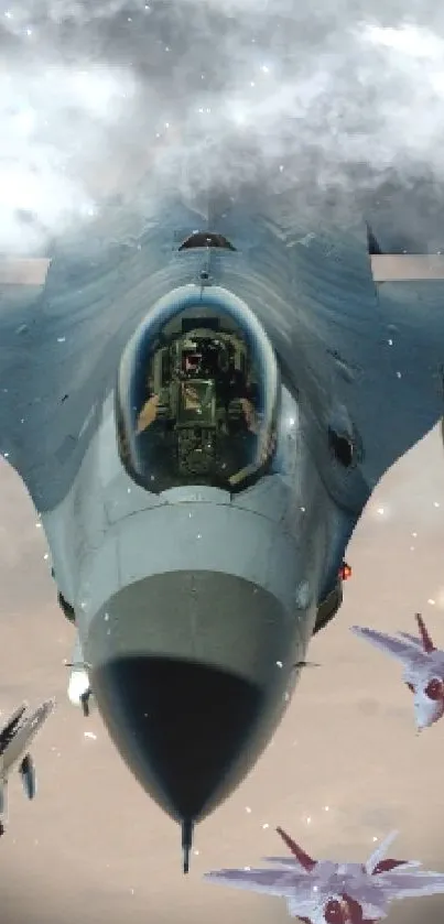 Dynamic Fighter Jet Wallpaper - free download