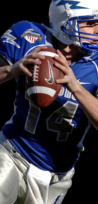 Dynamic Football Player Wallpaper - free download