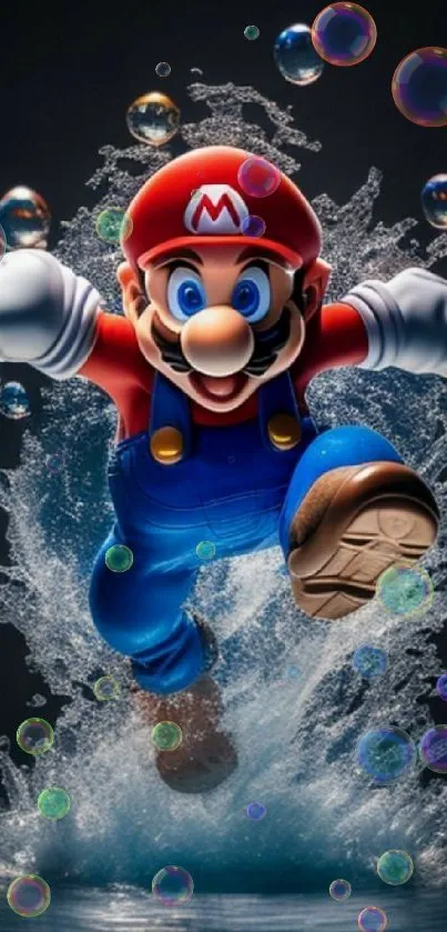 Dynamic Mario Splash Wallpaper - free download