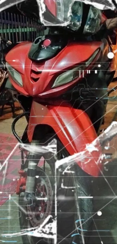 Dynamic Motorcycle Montage Wallpaper - free download