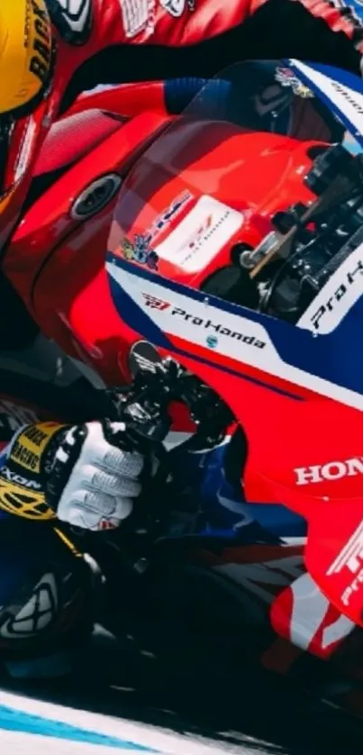 Dynamic Motorcycle Racer Wallpaper - free download