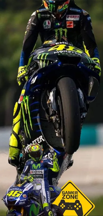 Dynamic Motorcycle Racing Wallpaper - free download