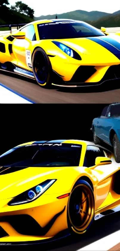 Dynamic Sports Car Wallpaper - free download
