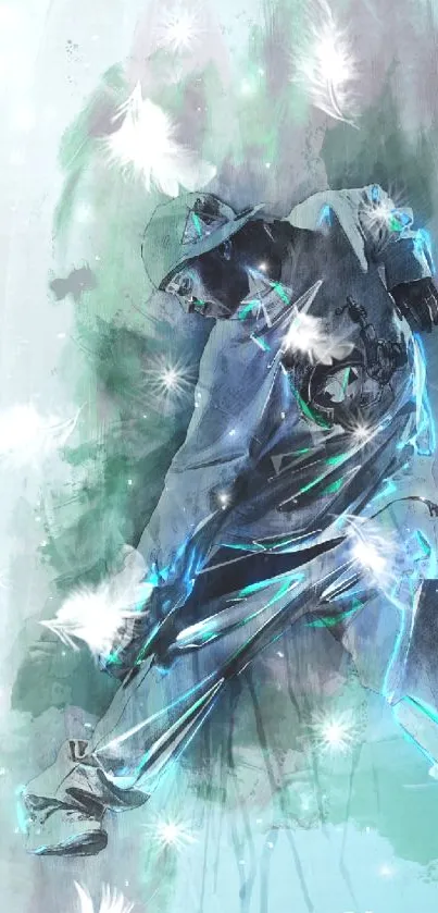 Dynamic Urban Art Mobile Wallpaper - free download