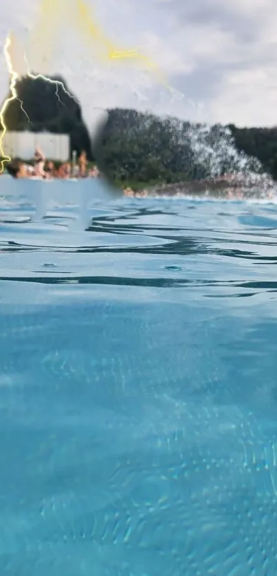 Dynamic Water and Sky Scene - free download